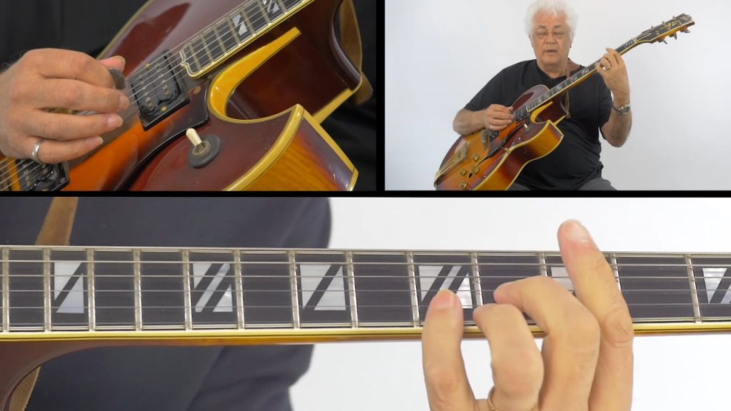 G Half Whole Diminished Scale Phrase Example taught by Larry Coryell