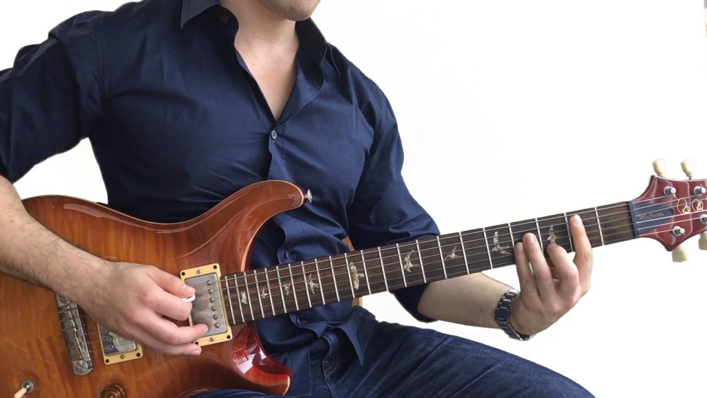 1 6 4 5 chord progression in D - a I vi IV V progression in D major